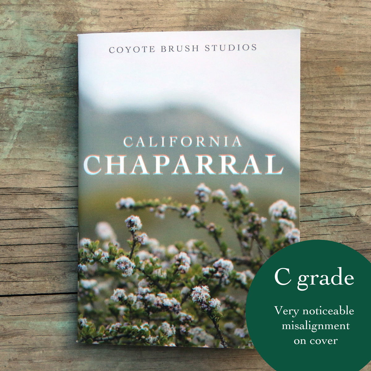 *Seconds Sale* - California Chaparral Booklet – Coyote Brush Studios